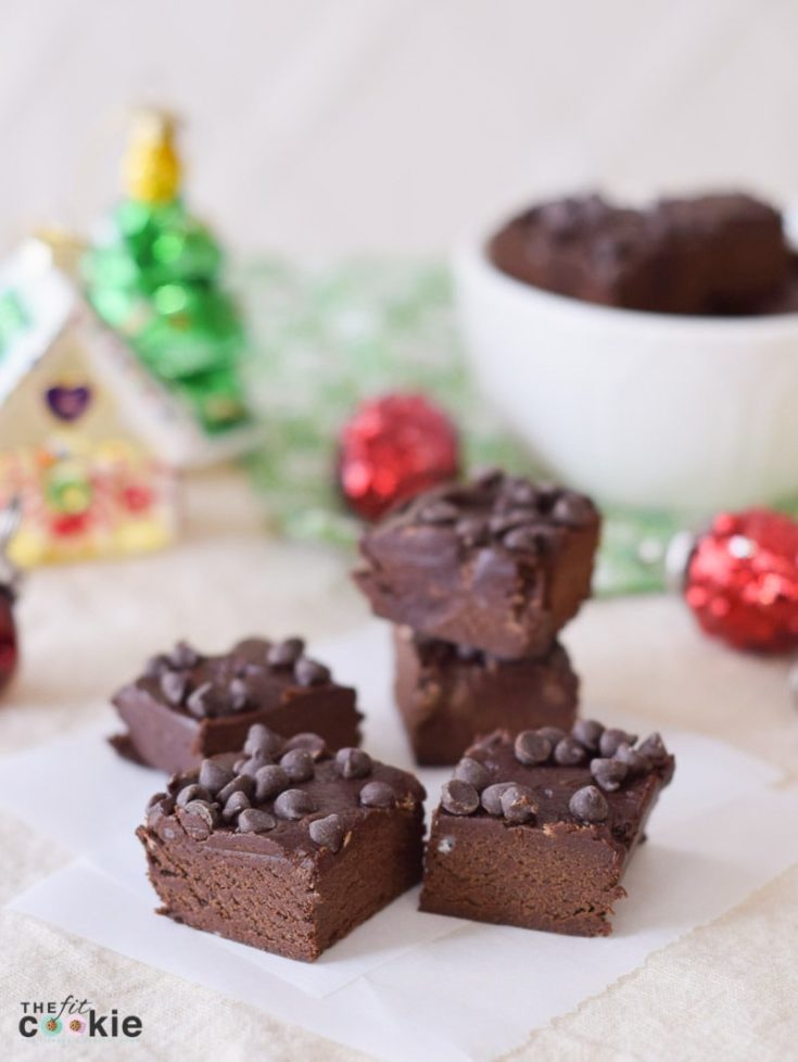 Easy Dairy Free Dark Chocolate Fudge (Paleo) • The Fit Cookie