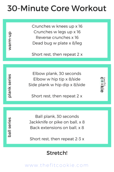 30-Minute Complete Core Workout • The Fit Cookie