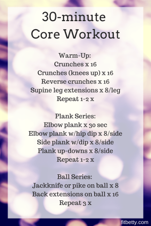 30-Minute Complete Core Workout • The Fit Cookie