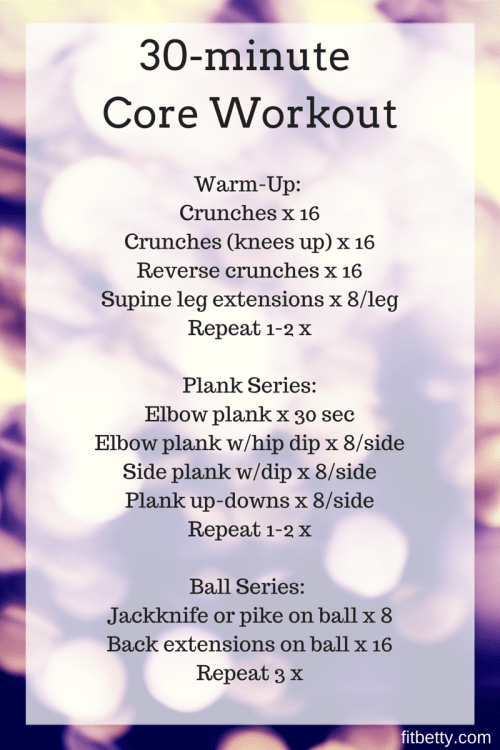 30-Minute Complete Core Workout • The Fit Cookie