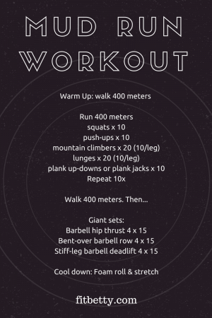 Mud Run Workout (OCR Workout) • The Fit Cookie