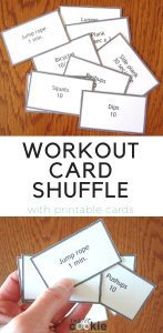 Fitness Fun: Workout Card Shuffle • The Fit Cookie