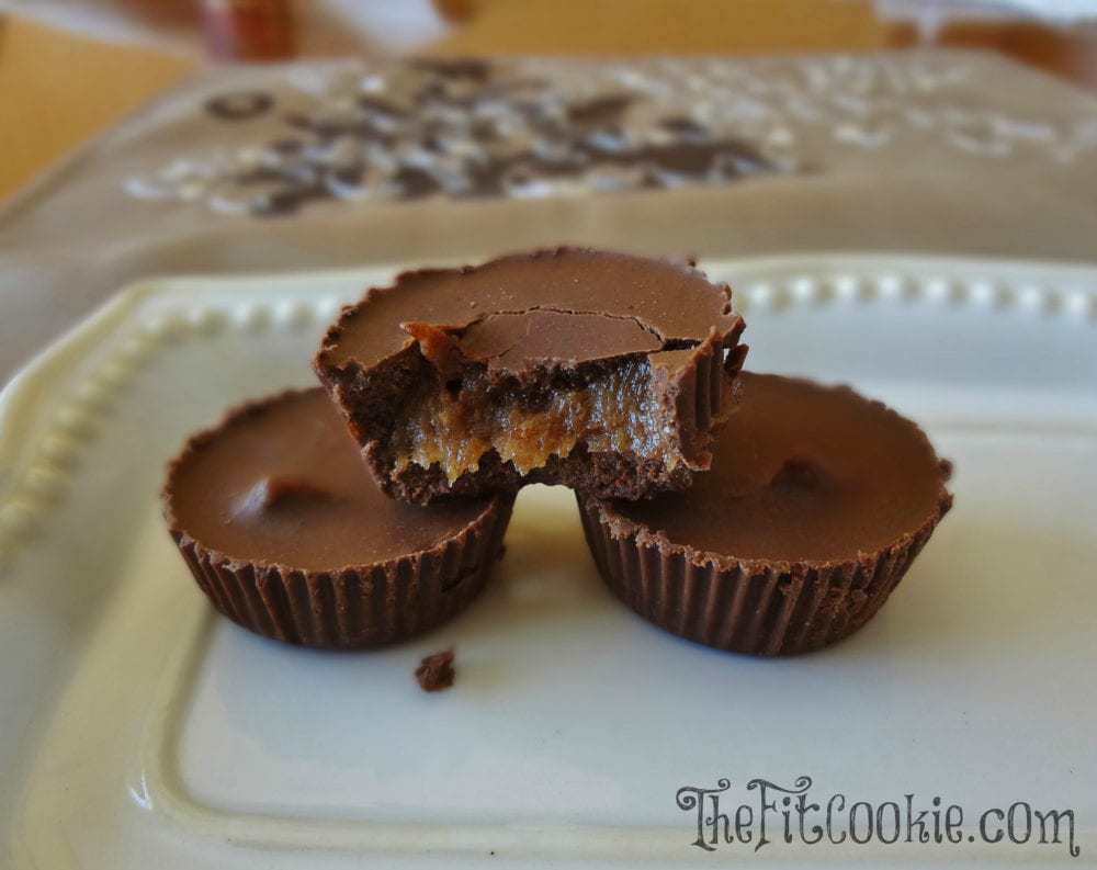 Chocolate SunButter Jam Cups (Dairy Free) • The Fit Cookie