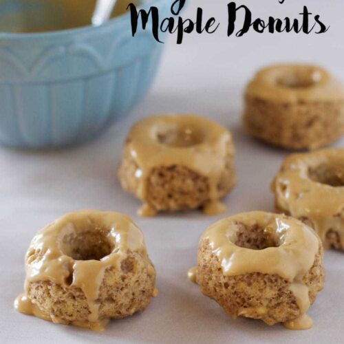 Gluten Free Mini Maple Donuts (Vegan) • The Fit Cookie