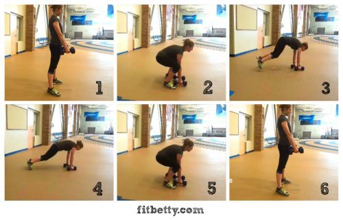 Exercise of the Week: Dumbbell Burpees • The Fit Cookie
