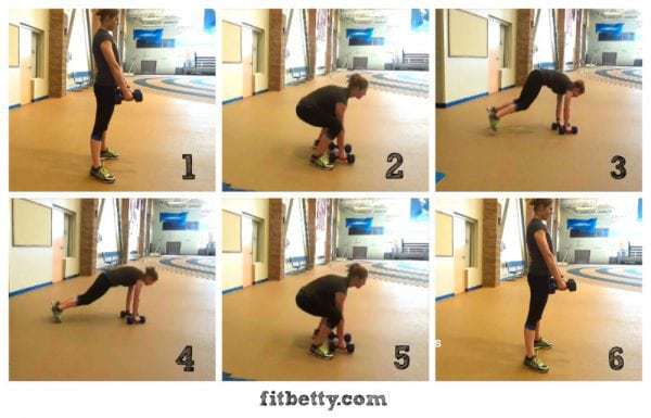 Exercise of the Week: Dumbbell Burpees • The Fit Cookie
