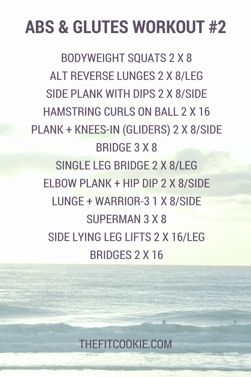 30-Minute Abs & Glutes Workout #2 • The Fit Cookie