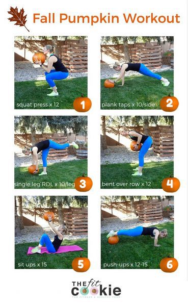 Fun Fall Pumpkin Workout • The Fit Cookie