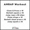 25 Minute AMRAP Workout • The Fit Cookie