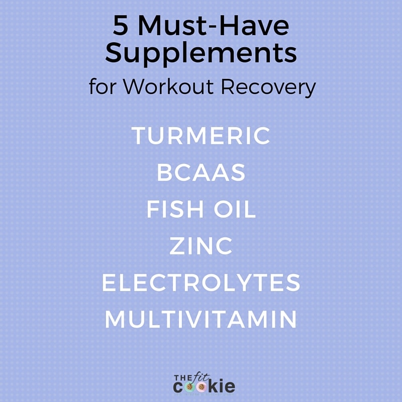 5 Supplements for Exercise Recovery • The Fit Cookie