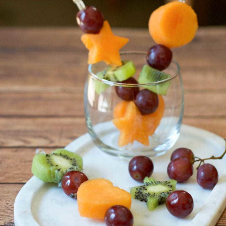 Fun Shape Fruit Kabobs • The Fit Cookie