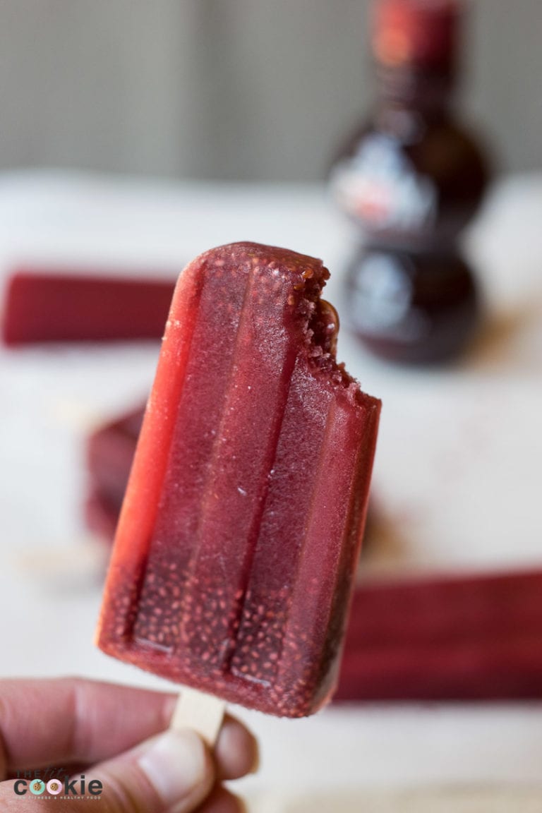 Pomegranate Chia Popsicles (Vegan & Paleo) • The Fit Cookie