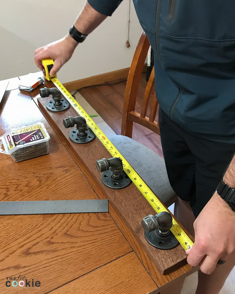 DIY Rustic Industrial Wall Hooks • The Fit Cookie