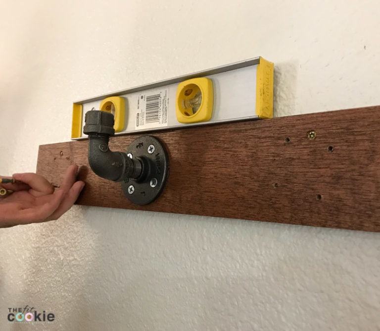DIY Rustic Industrial Wall Hooks • The Fit Cookie