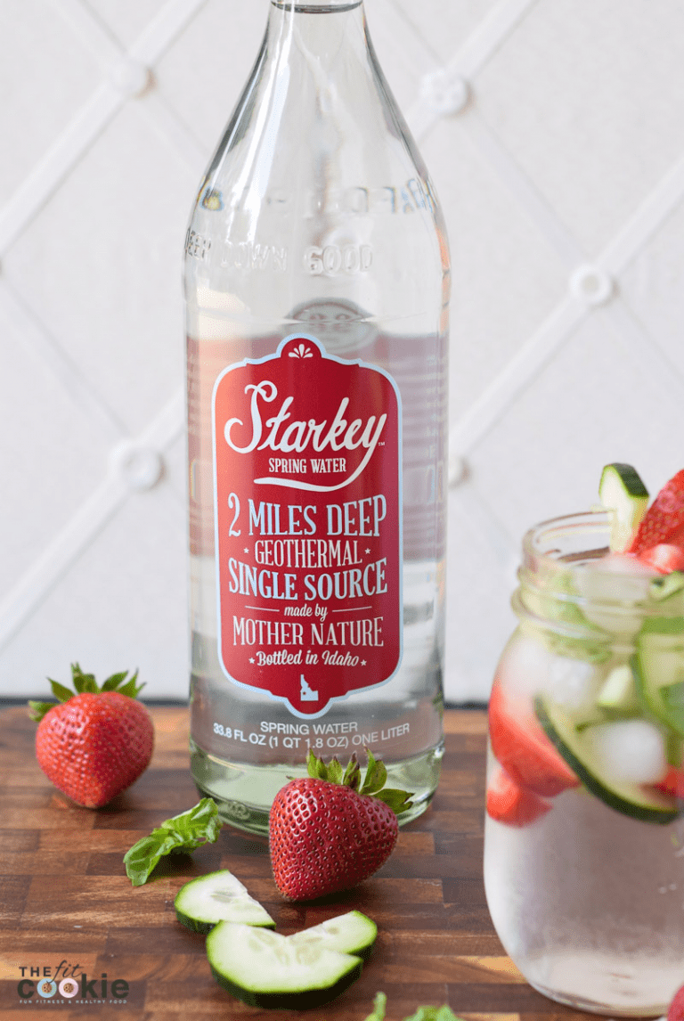 Strawberry Basil Infused Water (Paleo) • The Fit Cookie