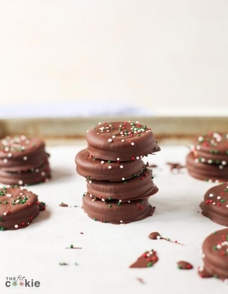 SunButter Chocolate Ritz Cookies (Dairy Free) • The Fit Cookie