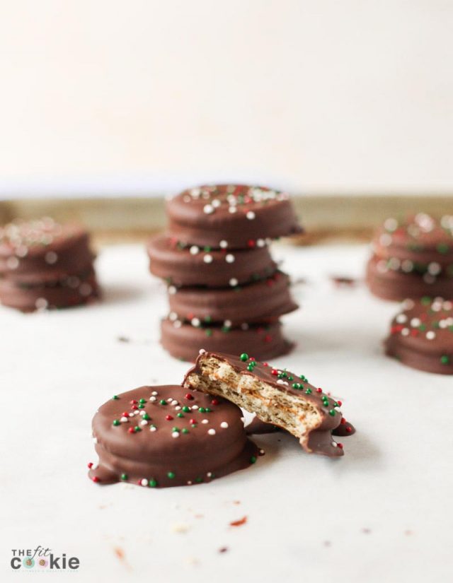 SunButter Chocolate Ritz Cookies (Dairy Free) • The Fit Cookie