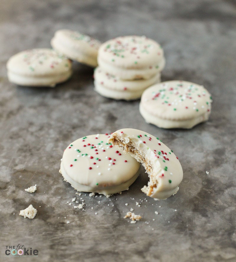 Dairy Free White Chocolate Ritz Cookies • The Fit Cookie