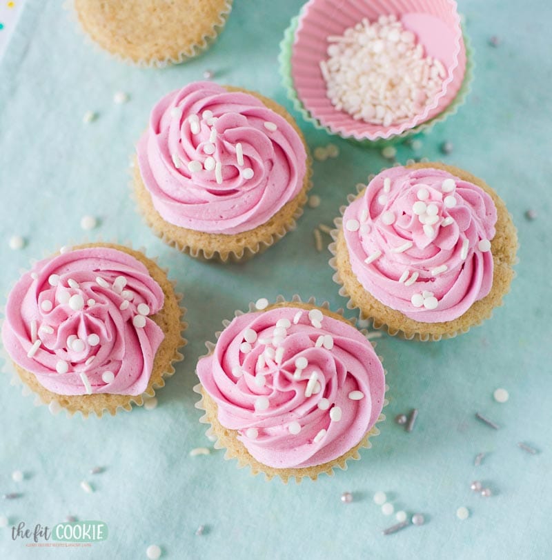 Gluten Free Vegan Vanilla Cupcakes (Nut Free) • The Fit Cookie