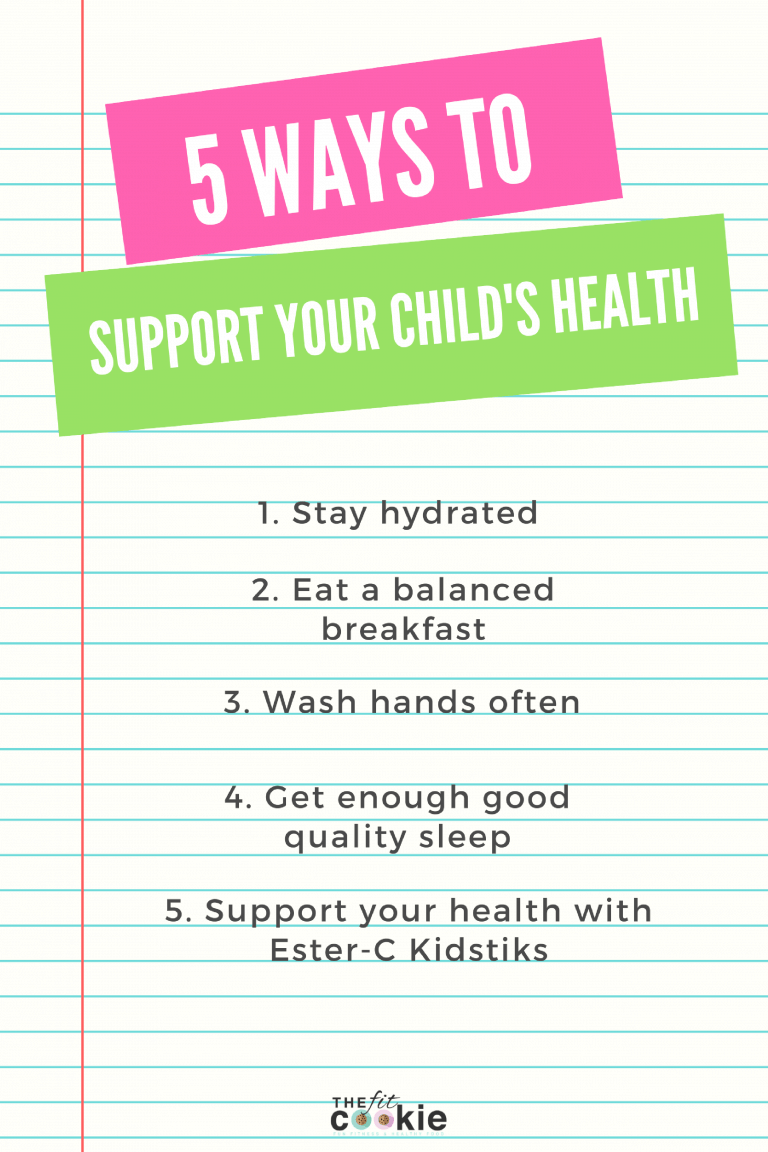 5 Ways to Help Your Kids Stay Healthy this School Year • The Fit Cookie