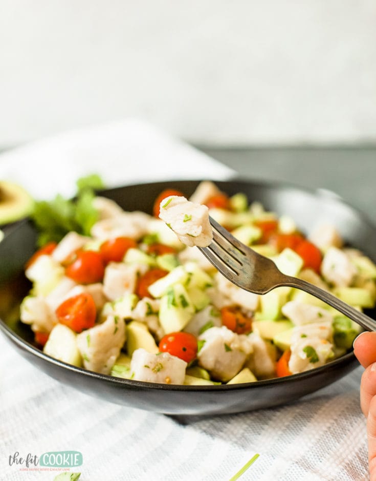 Fresh Sea Bass Ceviche (Grain Free) • The Fit Cookie