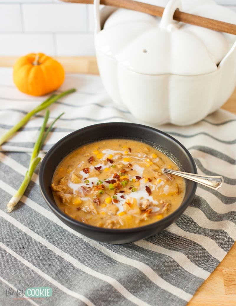 Creamy Chicken Corn Chowder (Instant Pot & Slow Cooker) • The Fit Cookie