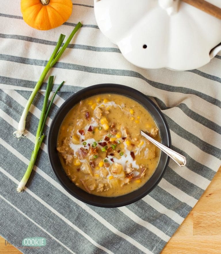 Creamy Chicken Corn Chowder (Instant Pot & Slow Cooker) • The Fit Cookie