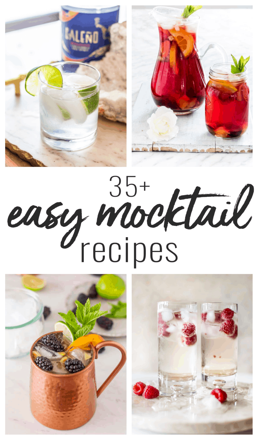 35+ Easy Mocktail Recipes • The Fit Cookie