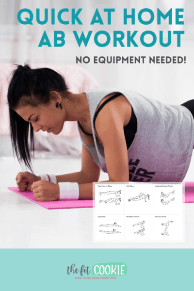 Quick At Home Ab Workout • The Fit Cookie
