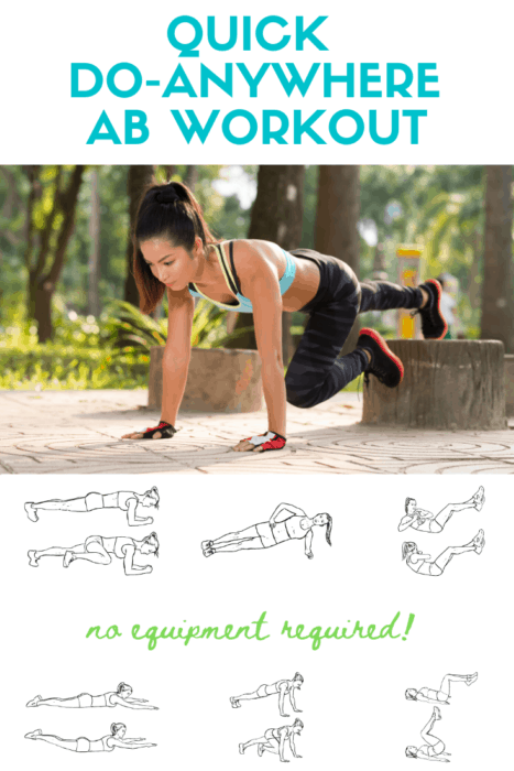 Quick At Home Ab Workout • The Fit Cookie