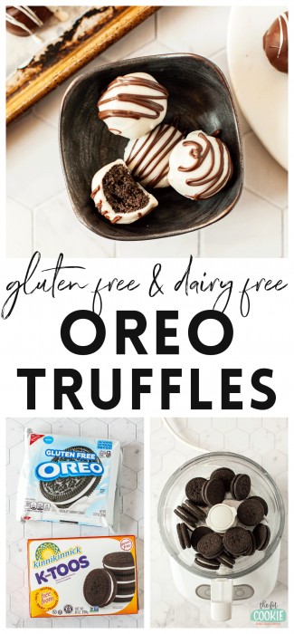Gluten Free Oreo Truffles (Dairy Free) • The Fit Cookie