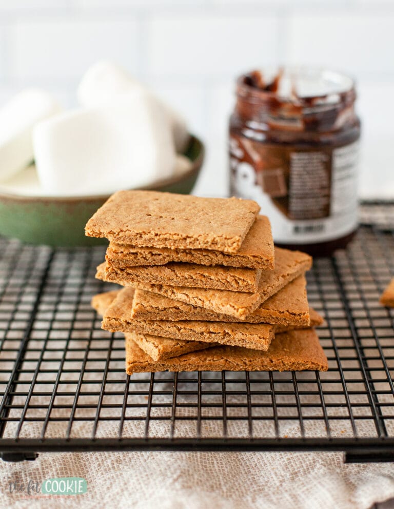 SunButter Chocolate Graham Sandwiches (Top 8 Free) • The Fit Cookie