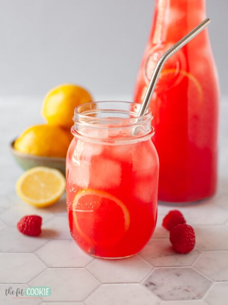 Best Homemade Raspberry Lemonade • The Fit Cookie