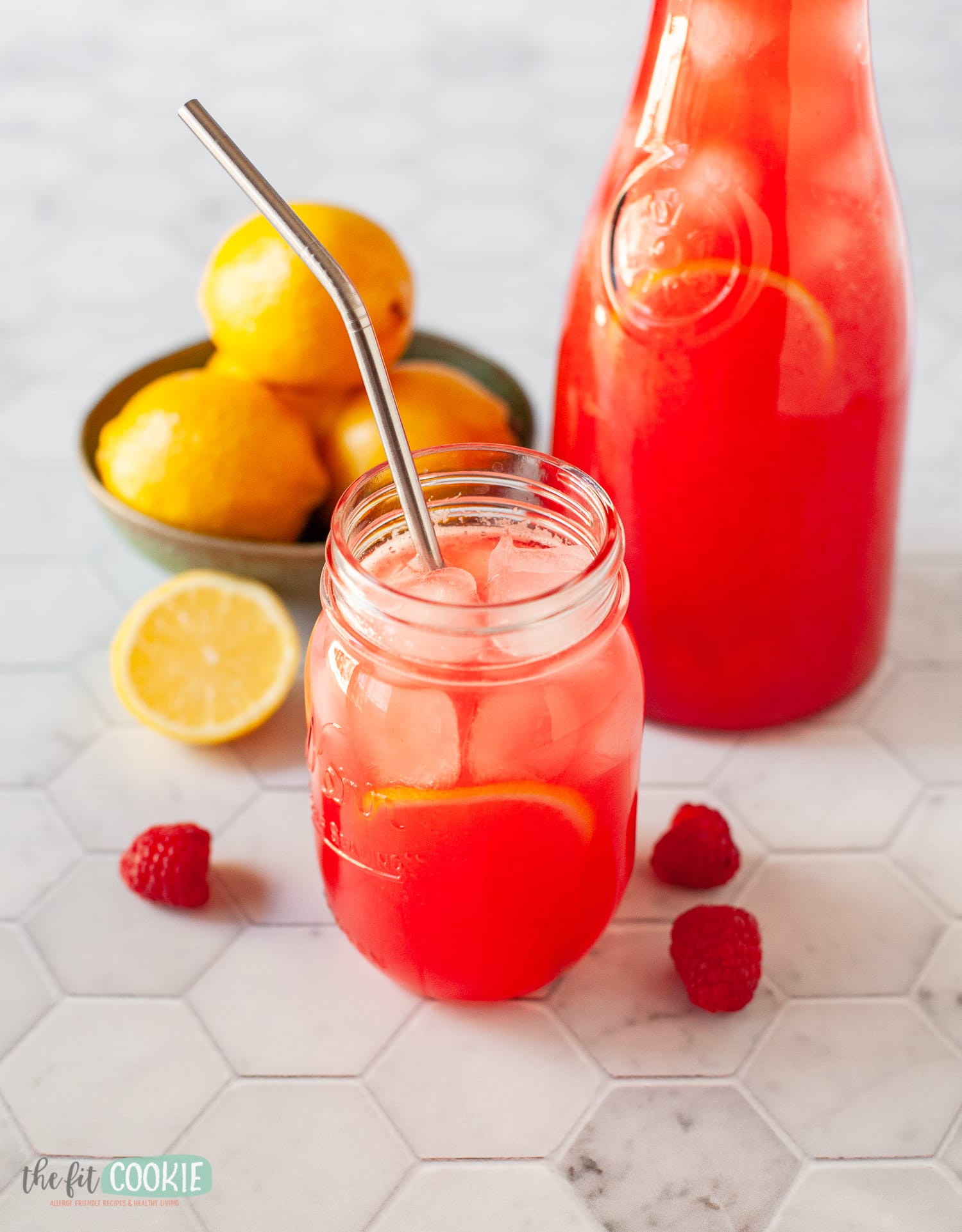 Best Homemade Raspberry Lemonade • The Fit Cookie