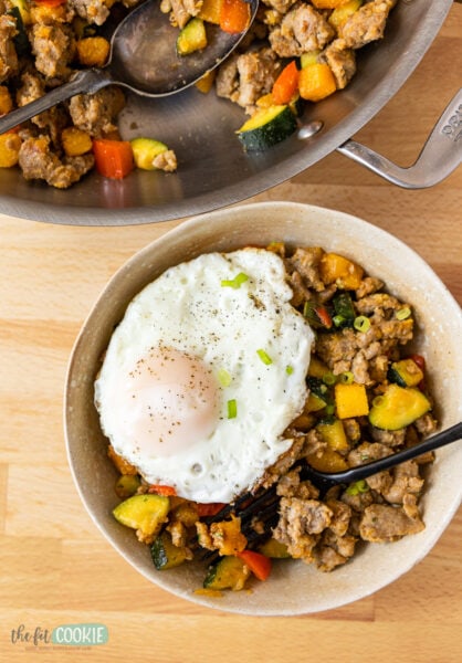 Paleo Breakfast Skillet (Dairy Free) • The Fit Cookie