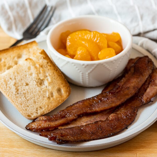 Easy Chipotle Candied Bacon • The Fit Cookie