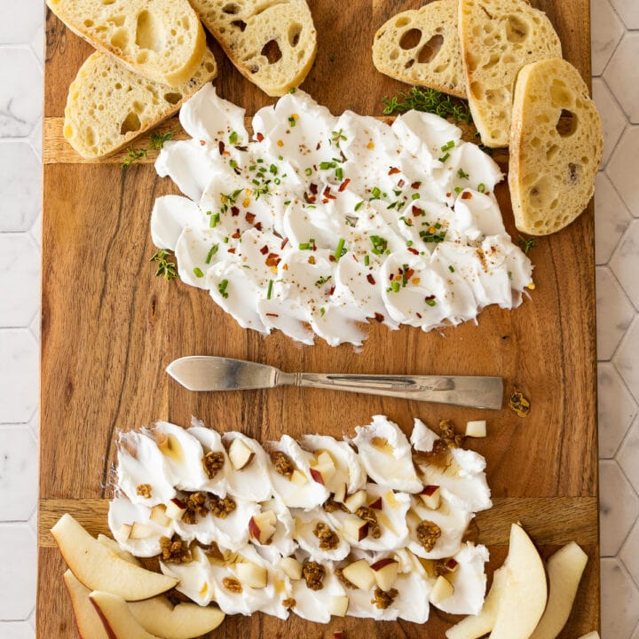 Dairy Free Cream Cheese Board, 2 Ways • The Fit Cookie