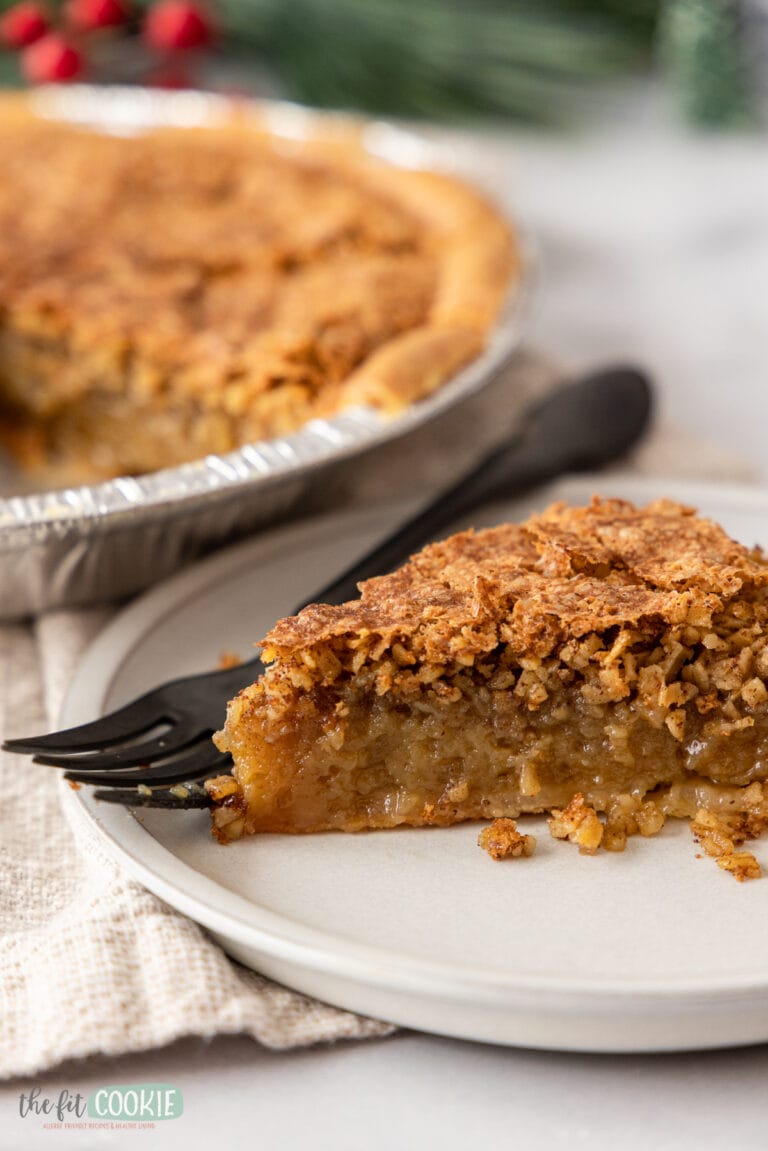 Gluten Free Amish Oatmeal Pie (Dairy Free) • The Fit Cookie