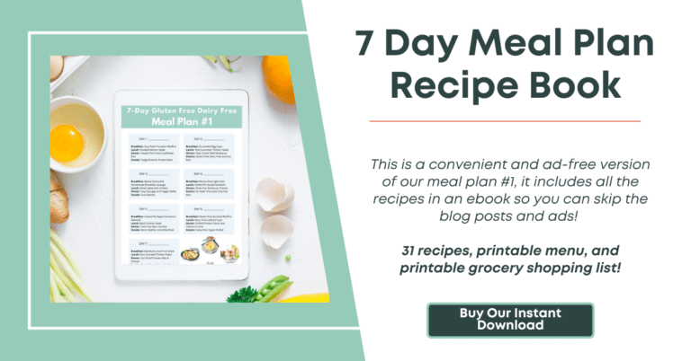 7 Day Gluten Free Dairy Free Meal Plan #1 • The Fit Cookie
