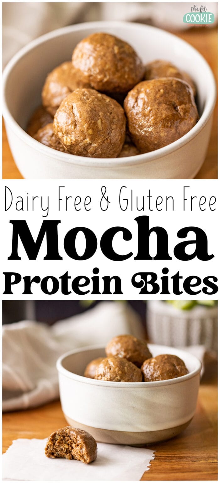 Dairy Free Mocha Protein Balls (Gluten Free) • The Fit Cookie