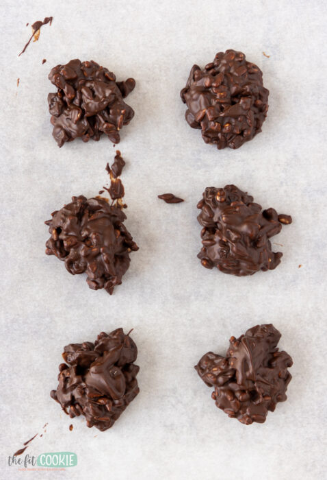 Dairy Free Chocolate Cherry Clusters (Peanut Free) • The Fit Cookie