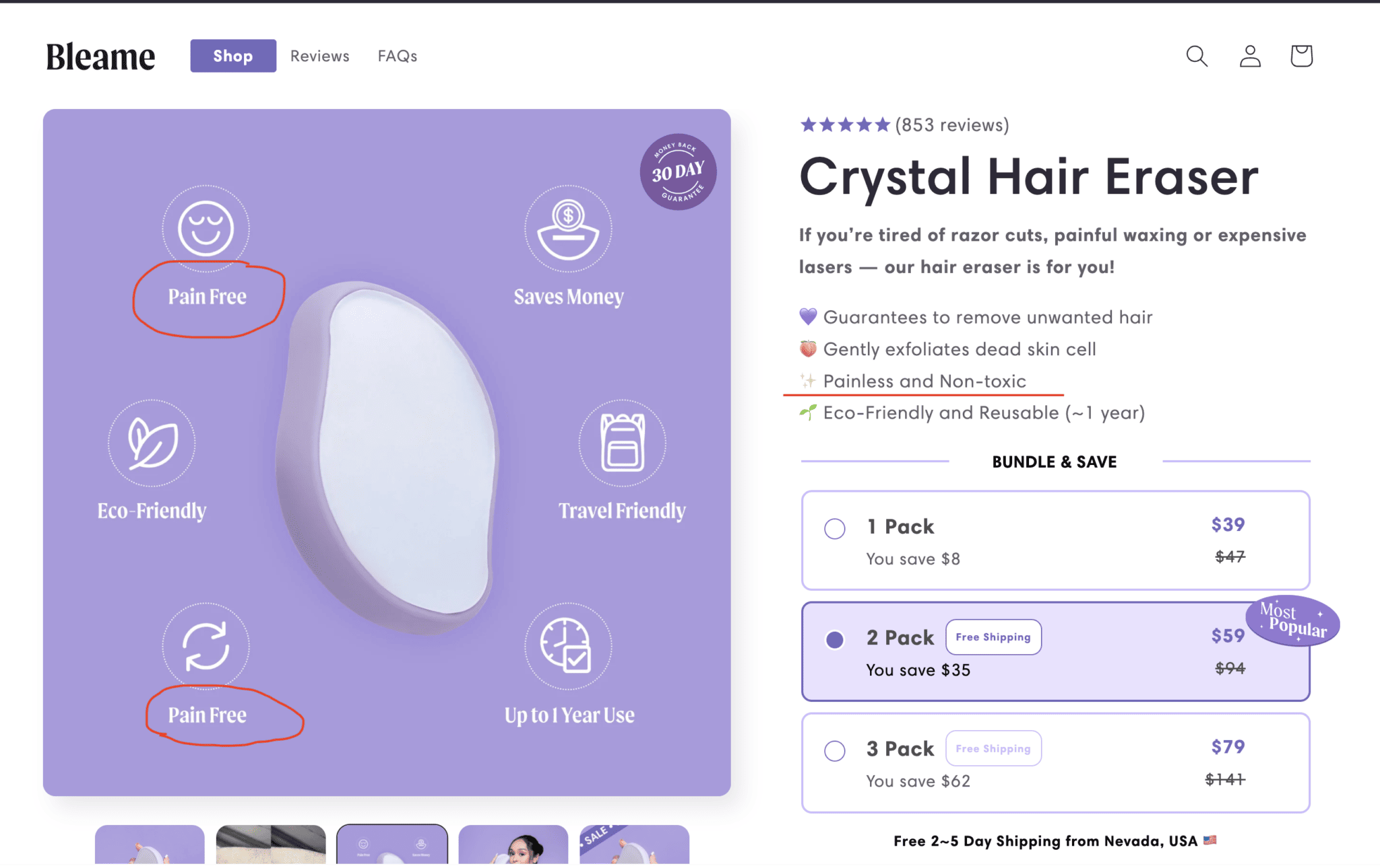 Honest Crystal Hair Remover and Bleame Review • The Fit Cookie