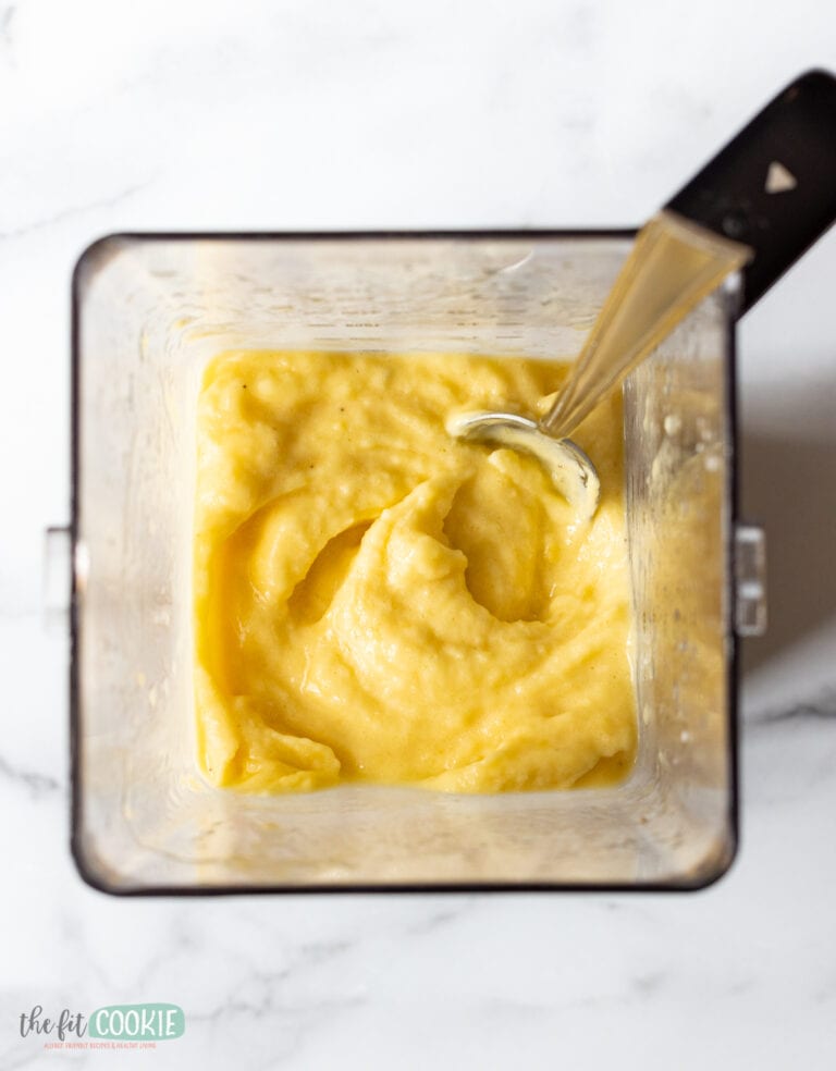 Easy Tropical Mango Sorbet (No Churn) • The Fit Cookie