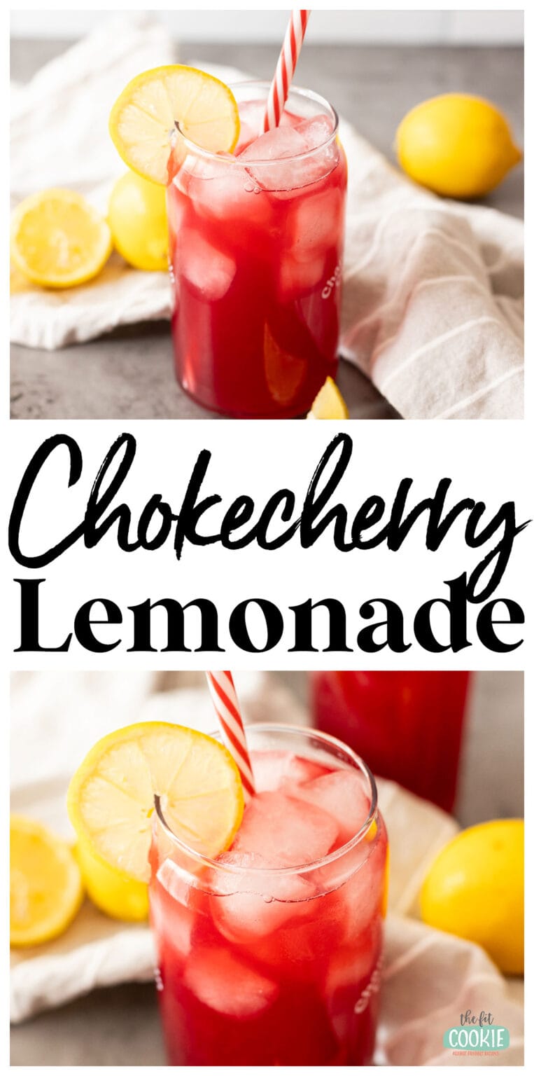Homemade Chokecherry Lemonade (using Chokecherry Syrup) • The Fit Cookie