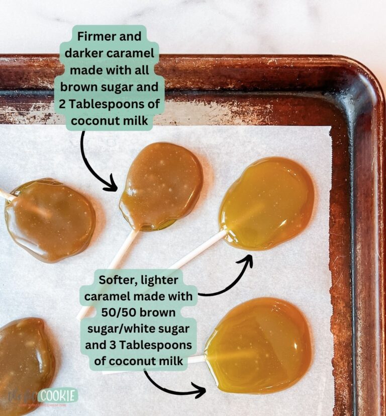 Easy Dairy Free Caramel Apple Suckers • The Fit Cookie