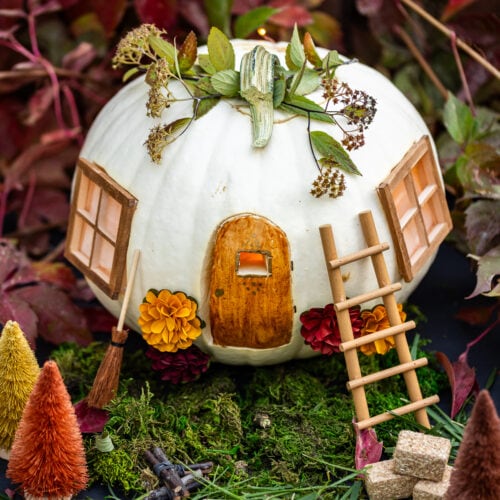 How to Make a Cute Pumpkin Fairy House (2 Ways) • The Fit Cookie