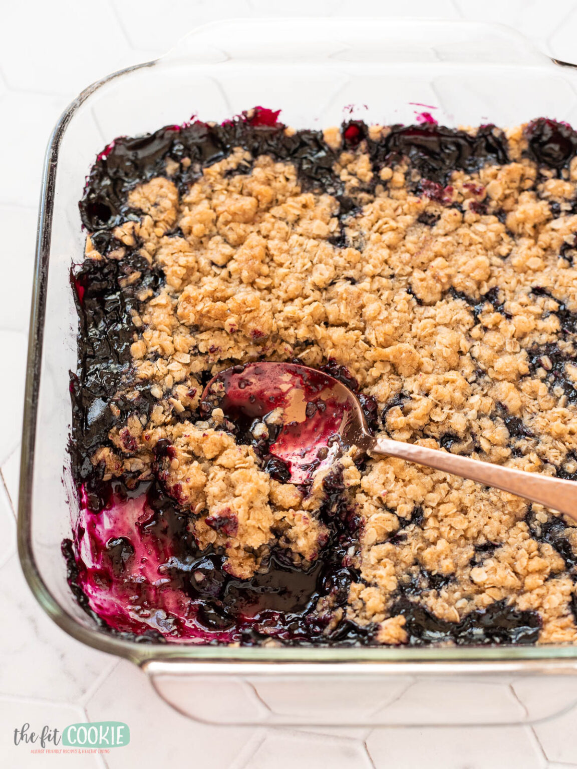 Gluten Free Blueberry Crisp with Fresh Blueberries (Dairy Free) • The ...