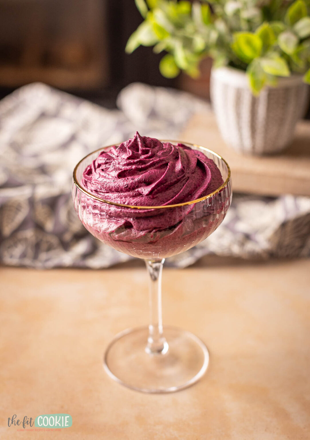Easy Dairy Free Blueberry Mousse (No Cook) • The Fit Cookie