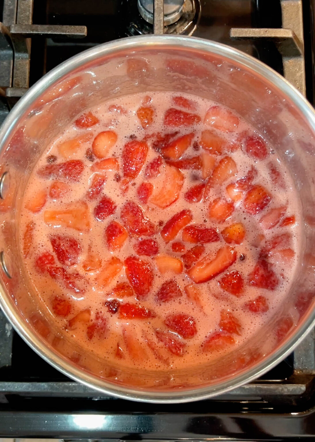 Easy Homemade Strawberry Simple Syrup • The Fit Cookie