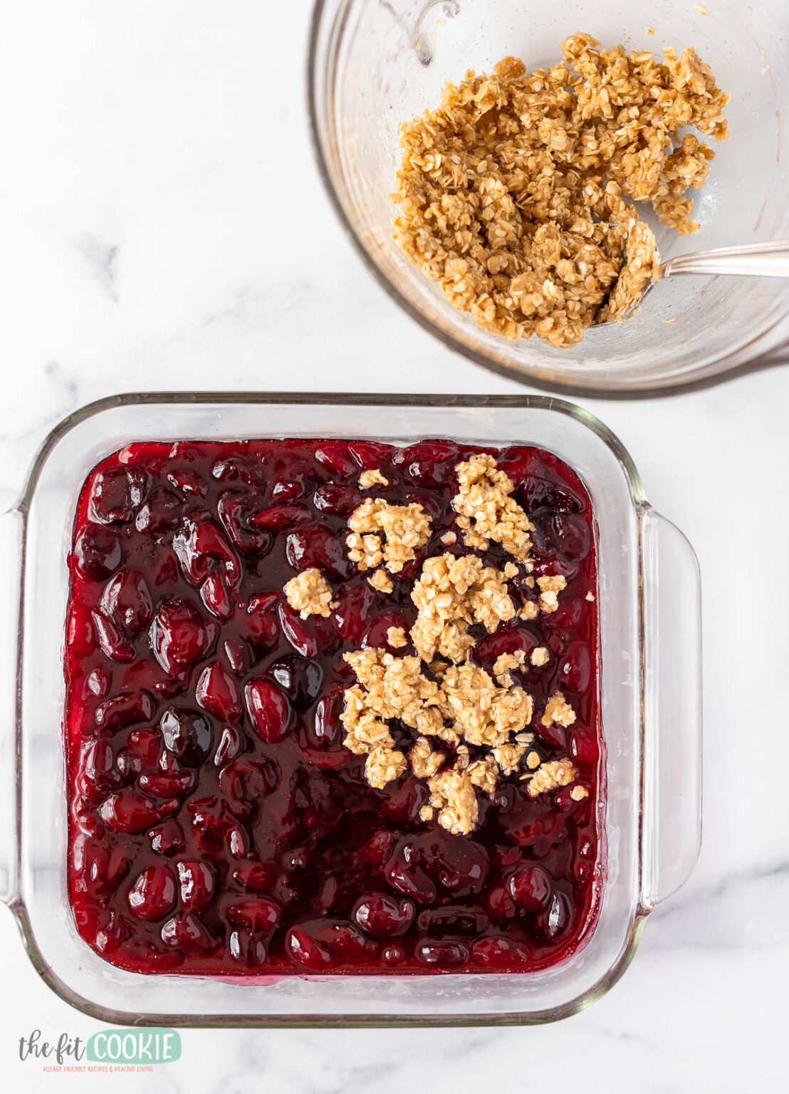 Gluten Free Cherry Crisp (with Fresh Cherries) • The Fit Cookie